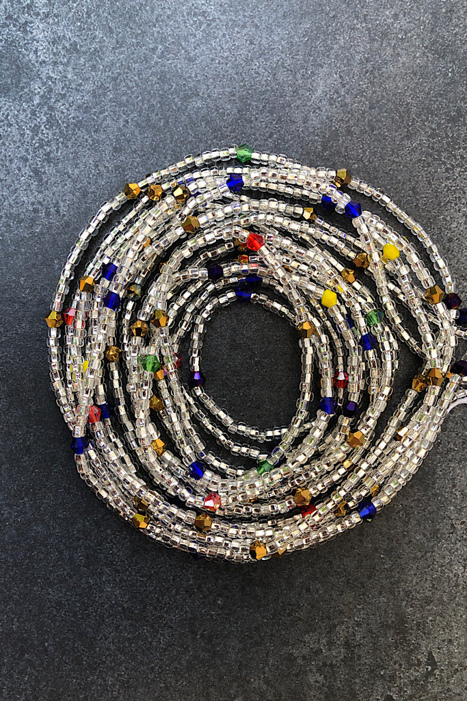 Carnival Crystal Waist Beads – Adinkra Expo